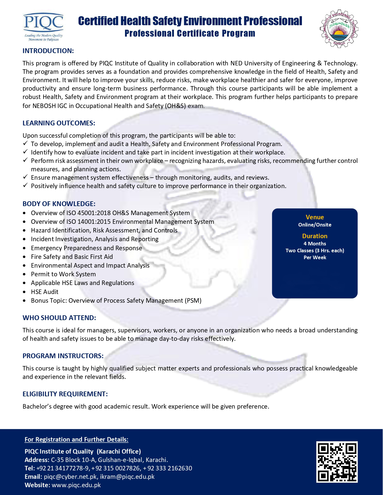 Our Programmes | NED Academy - CCEE | CMPP