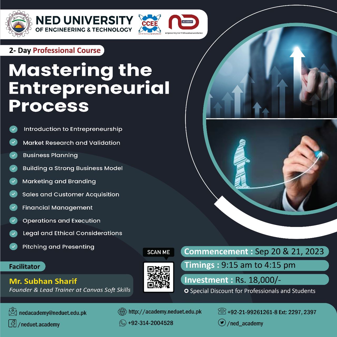 Our Programmes | NED Academy - CCEE | CMPP