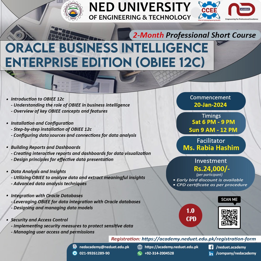 Oracle Business Intelligence Enterprise Edition (OBIEE 12c) | NED ...
