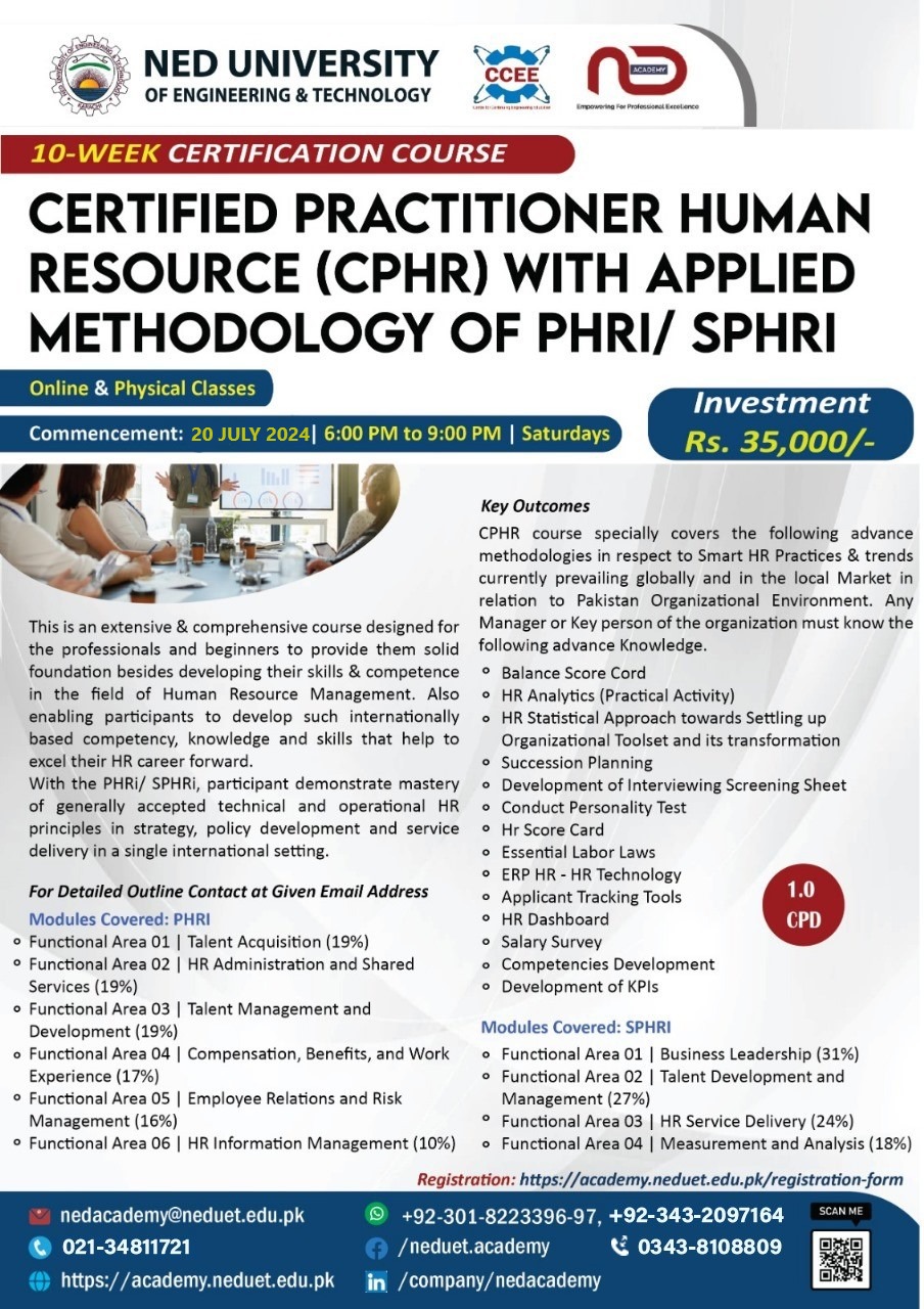 Certified Practitioner Human Resource (CPHR) With Applied Methodology ...
