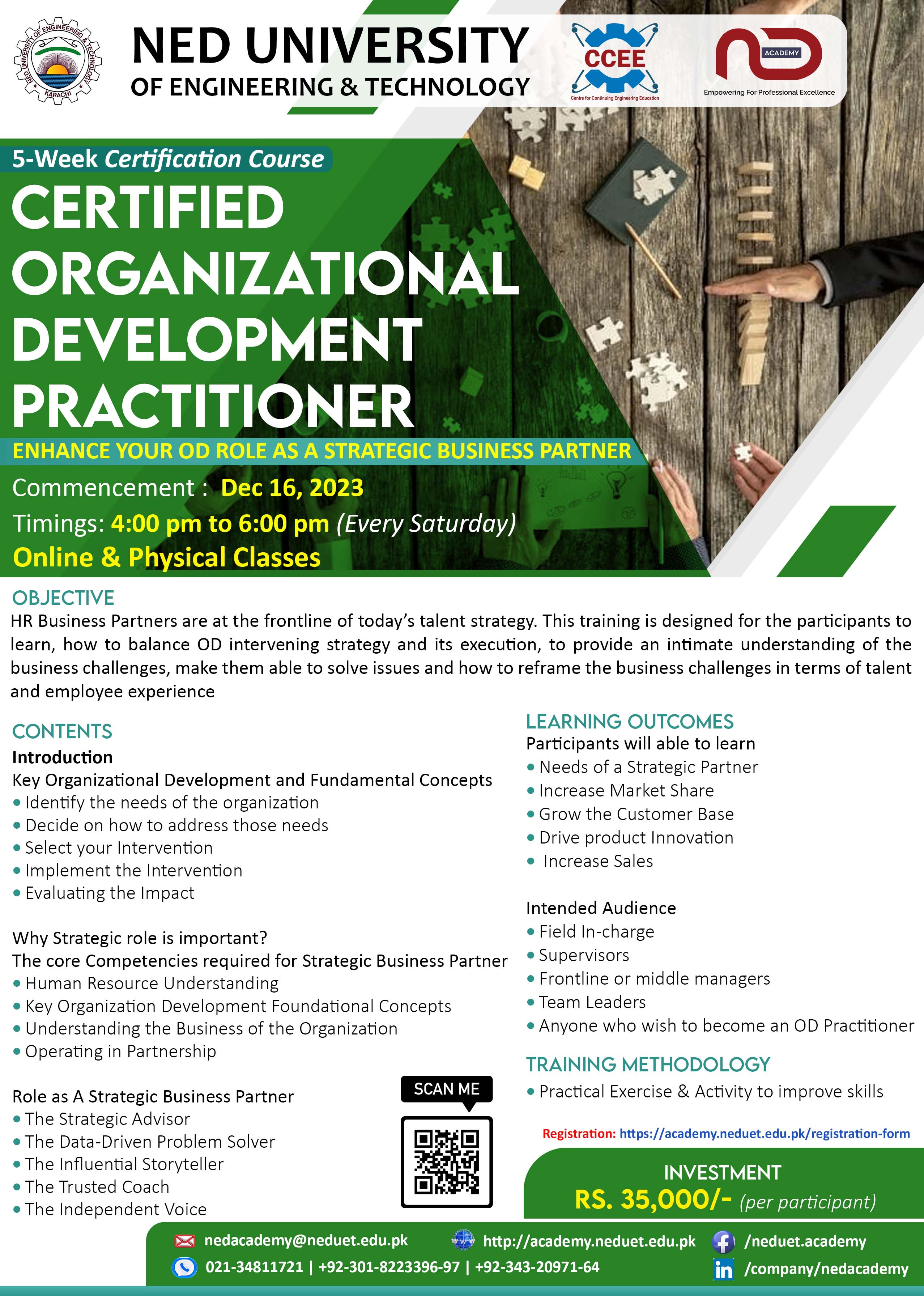 Certified Organizational Development Practitioner | NED Academy - CCEE ...