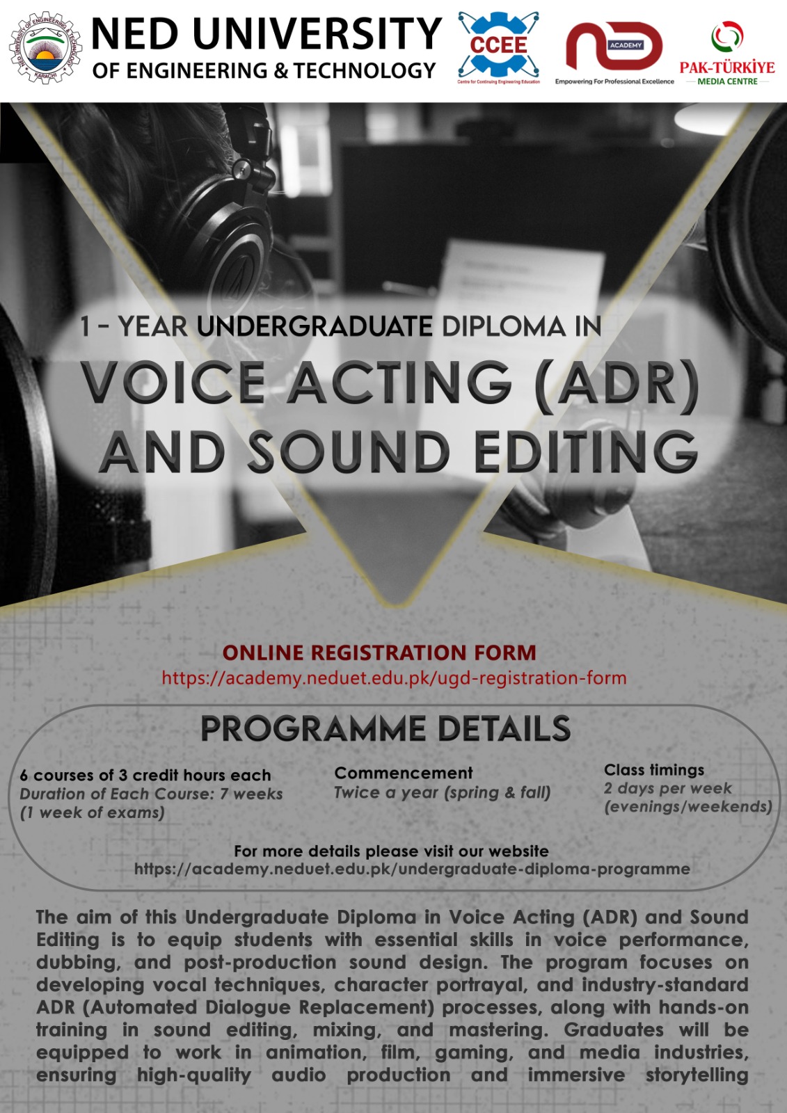 Our Programmes | NED Academy - CCEE | CMPP | PTMC