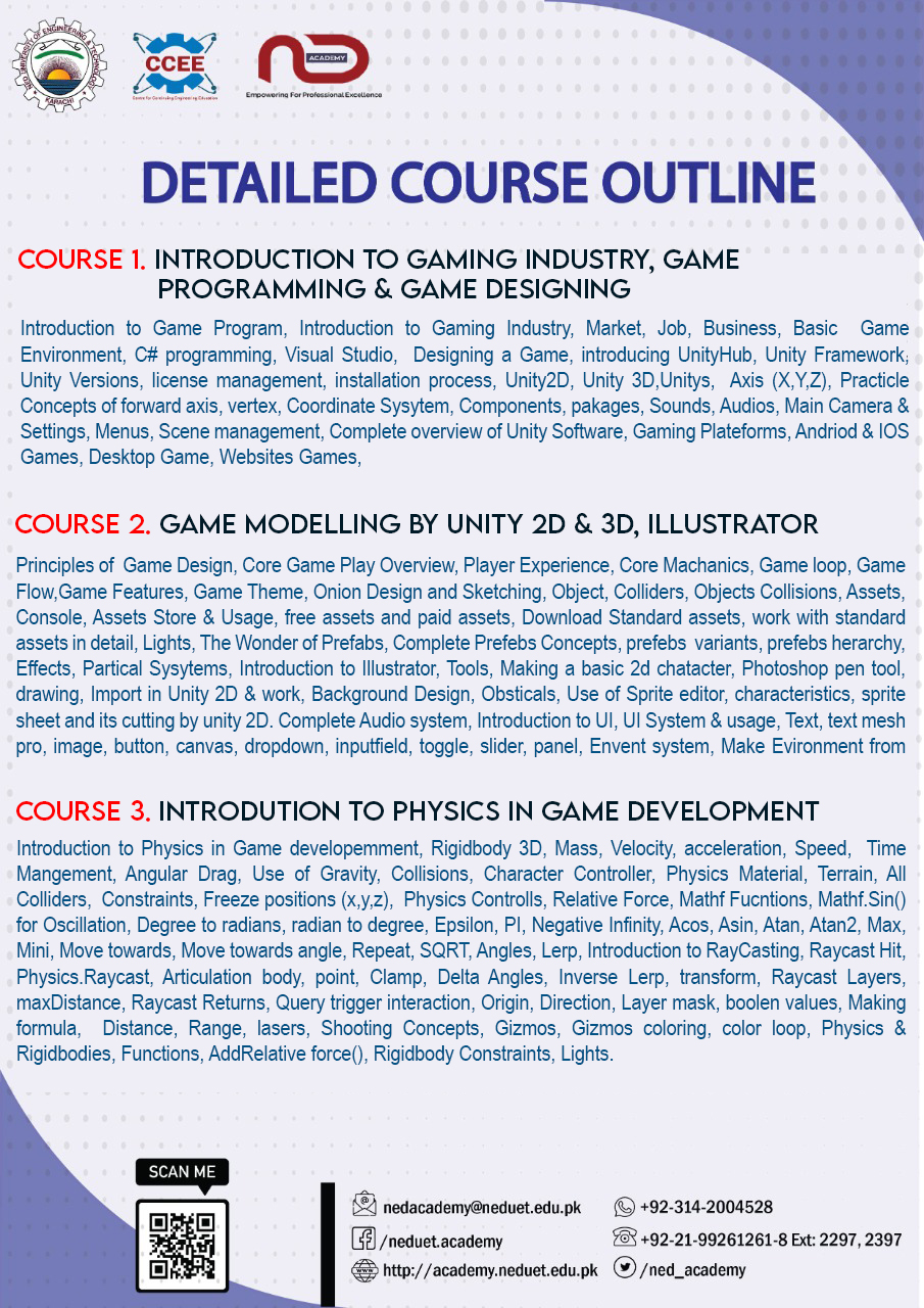 UGD in Game Designing And Development Technology | NED Academy - CCEE ... UGD in Game Designing And Development Technology | NED Academy - CCEE ...